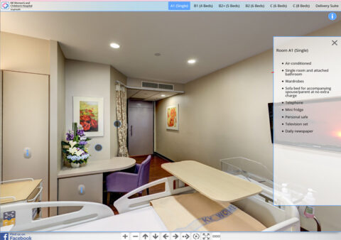 Hospital Virtual Tours for SingHealth Locations in Singapore